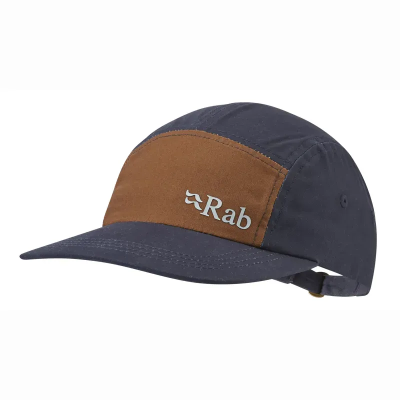 Rab Venant 5 Panel Cap in Ebony/Footprint