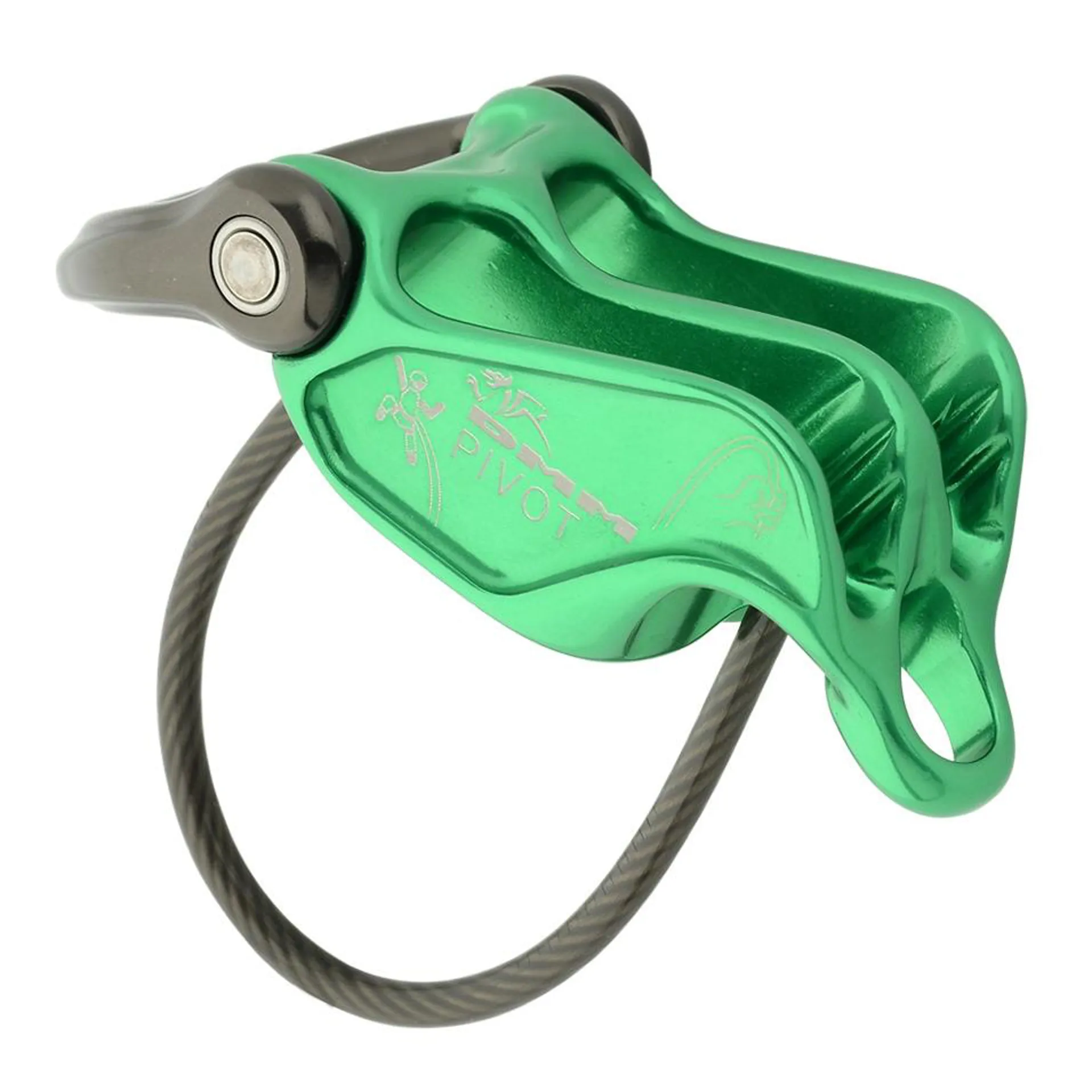 DMM Pivot Belay Device in Green - The Expedition Shop