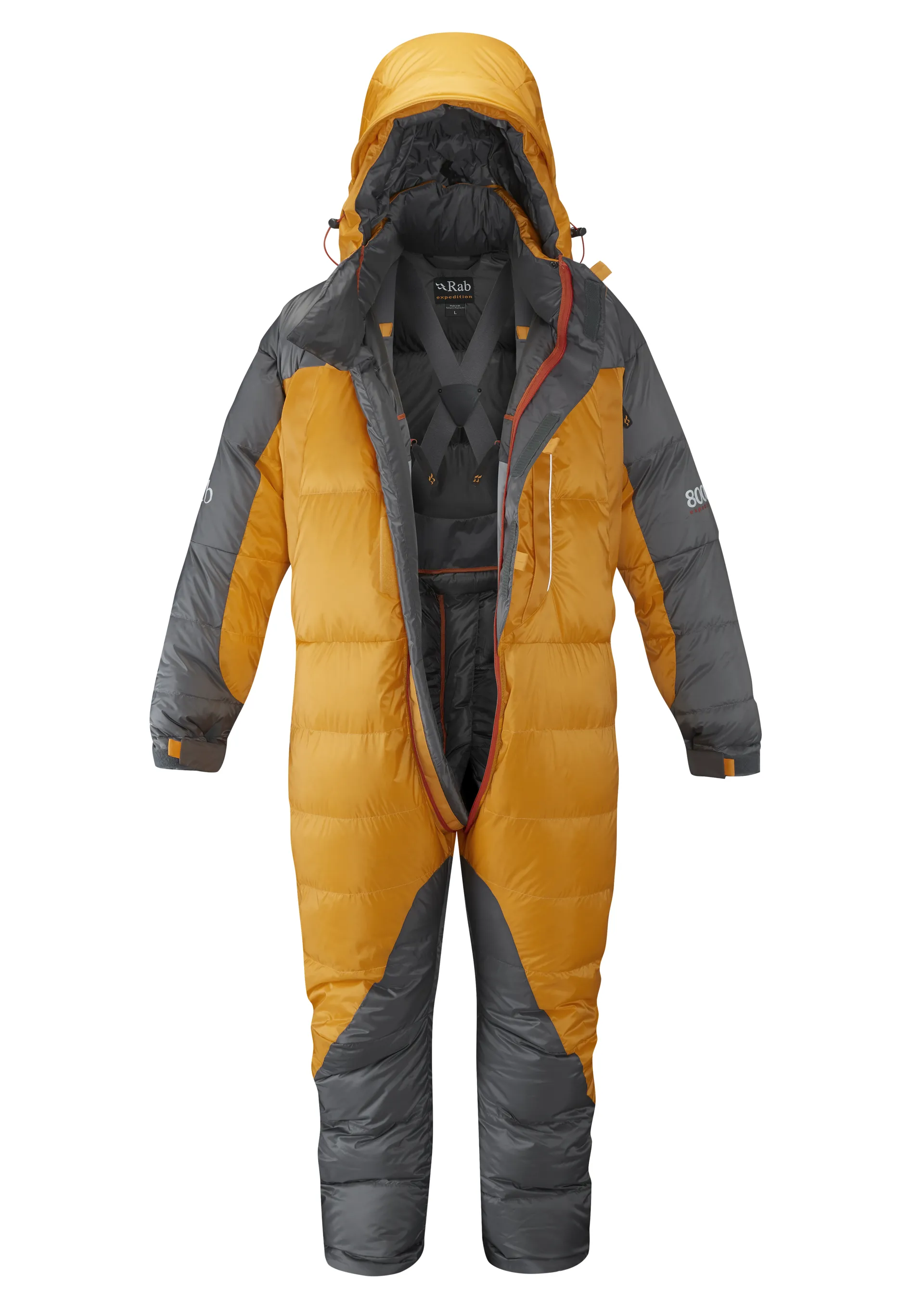 Rab Expedition 8000 Suit in Gold/Shark - The Expedition Shop